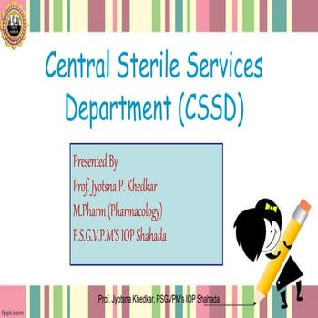 Central sterile services | PPT