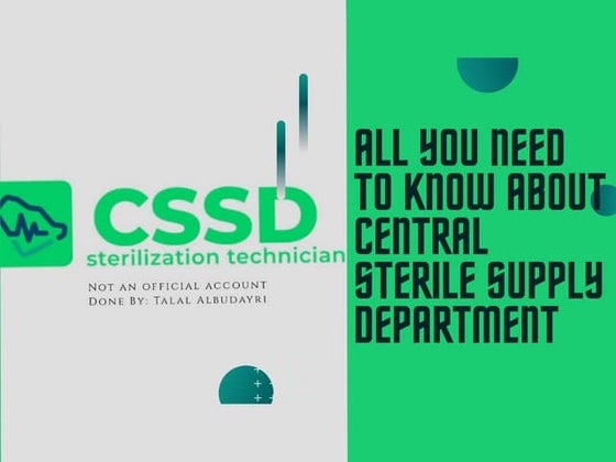 Central Sterile & Supply Department (CSSD) | PPT
