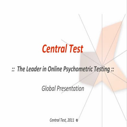 Central Test - Global Presentation | PDF