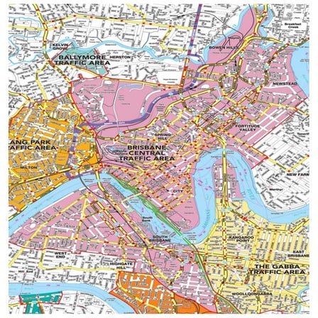 Central traffic area_map | PDF | Travel