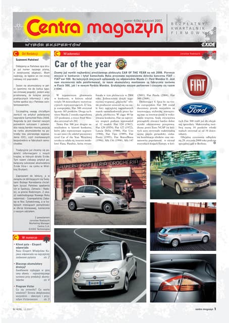 Centra magazyn nr 2(08) (pazdziernik 2008) | PDF