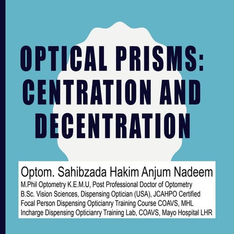 Optical Prisms: Centration & Decentration.pptx