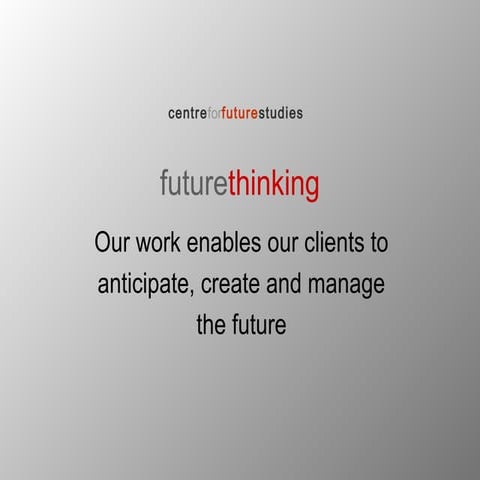 Introduction to Futures Studies | PPTX