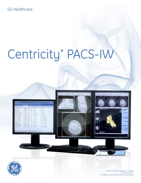Radiology centricity-ris-ic-brochure | PDF