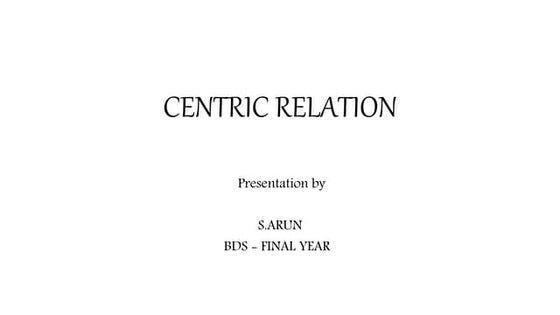 Gothic arch tracing. | PPTX | Oral care | Personal Care