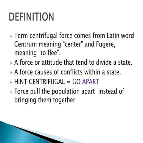 Centrifugal force | PDF
