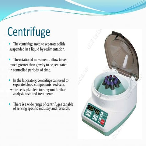 Laboratory Centrifuge | PPT