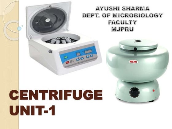 centrifuge | PPTX | Chemistry | Science