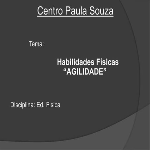 agilidade fisica | PPSX