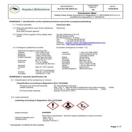 Upol safety data sheet | PDF
