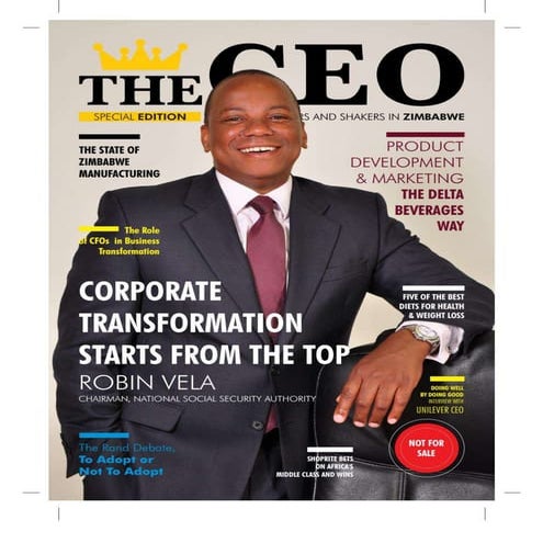 Robin Vela Featured In CEO Magazine | PDF