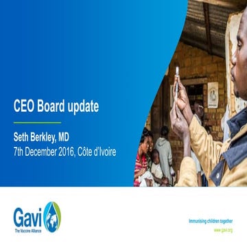 CEO Board update December 2016 | PPT