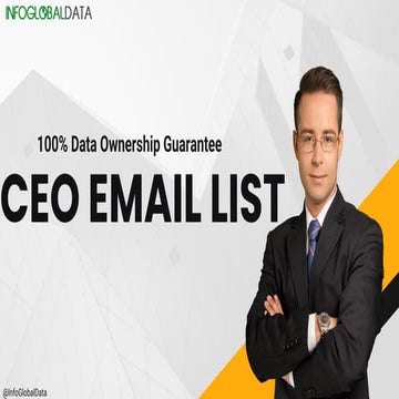 Benefits of C-Level Executives Email Database | PDF