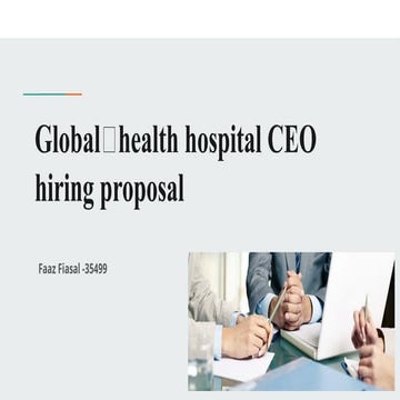 CEO proposal .pptx health and society456 | PPTX