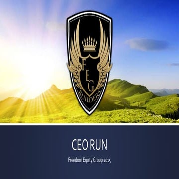 CEO Run and Club | PPTX