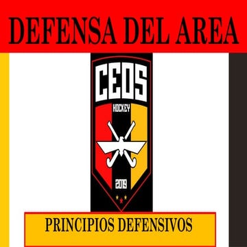 2024 DEFENSA DE AREA en el hockey sobre cesped | PPTX