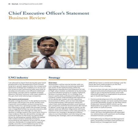 2009 CEO Statement | PDF