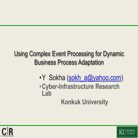 Ceviche framework for dynamic adaptation business process using complex ...