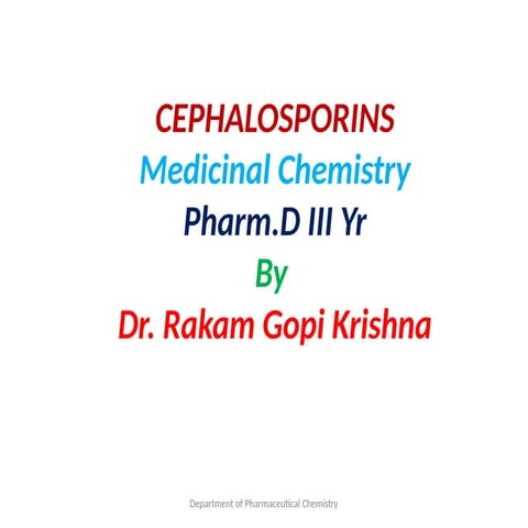 Cepham drugs.pptx-Drugs containing Cepham, Cephem Structure | PPTX