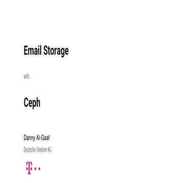 Email storage with Ceph | PDF
