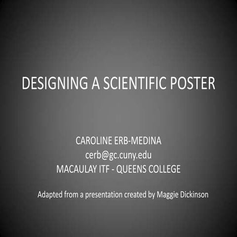Ce poster presentation | PPTX