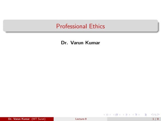 Code of Ethics and Professional Conduct | PPT