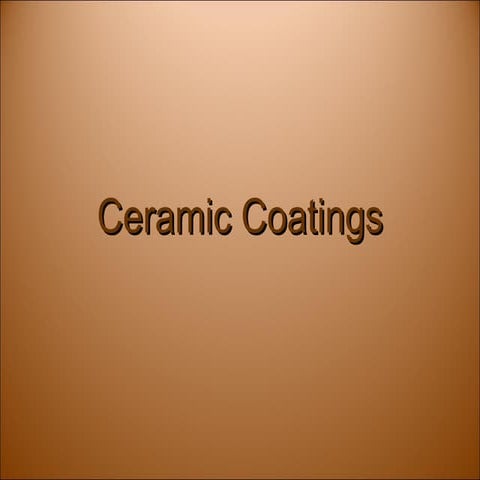 Ceramic coating | PPT
