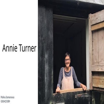 Ceramics Reaserch on Annie Turner and Sara Flynn | PPTX