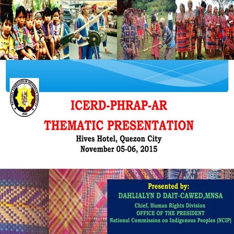 Ugnayang Bayan 2015 - Convention on the Elimination of Racial ...