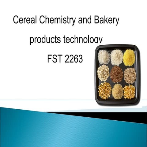 Grain structure of major cereals, pulses and oilseed | PPTX