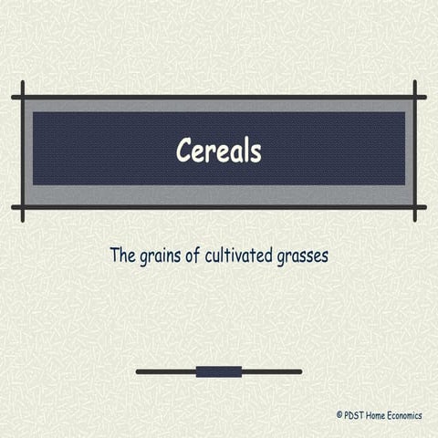Grain structure of major cereals, pulses and oilseed | PPTX