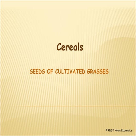 Cereals 2 | PPT