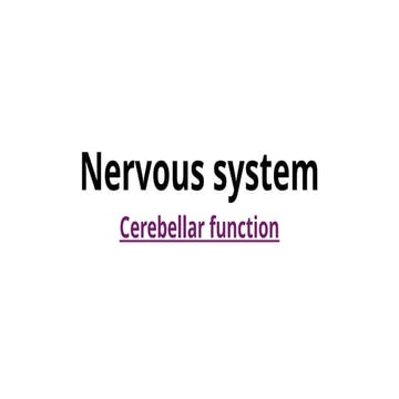 cerebellar function medical learns.pptx