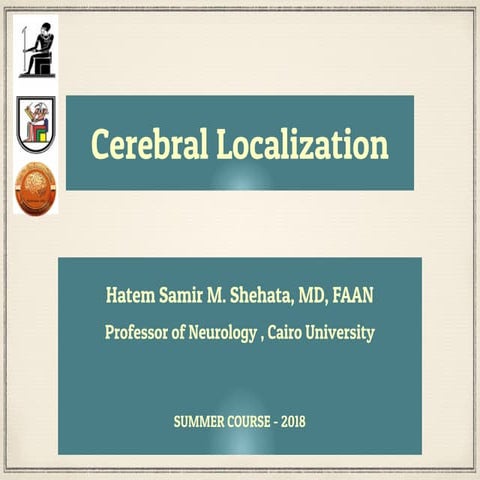 Cerebral localization part (1) | PDF