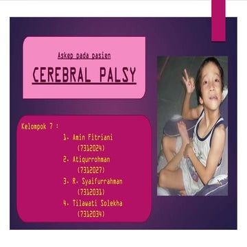 PPT Cerebral palsy | PPTX