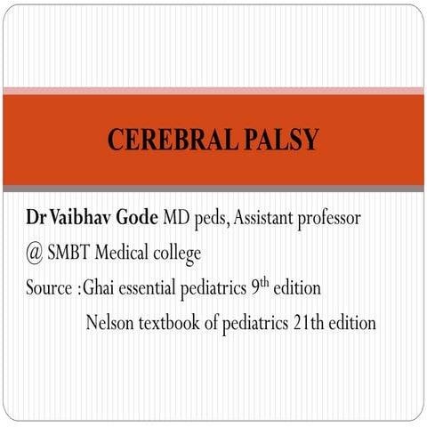 Cerebral Palsy | PPT