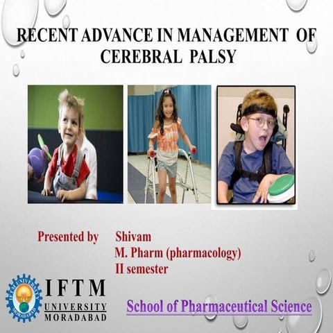 Cerebral palsy by shivam | PPTX