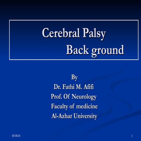 Cerebral Palsy presentation management.ppt