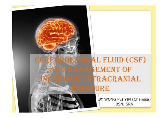 Increased Intracranial Pressure | PPT