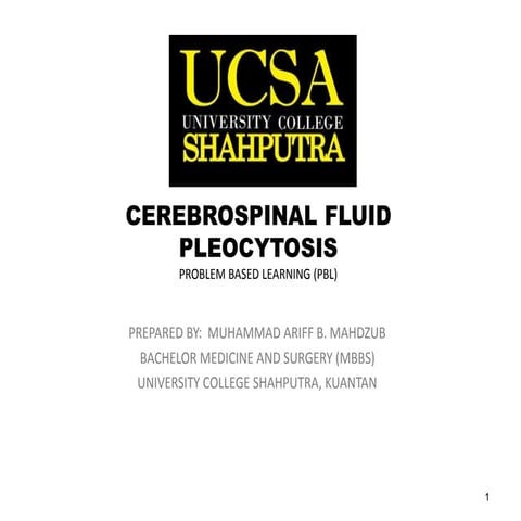PLEOCYTOSIS | PPTX