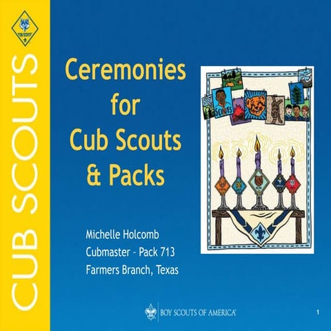 Scouting presentation english version | PPTX