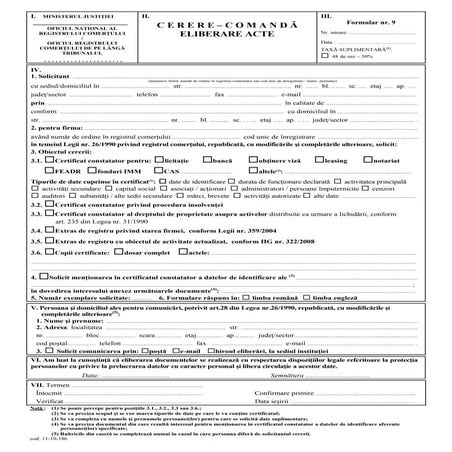 Cerere certif.constatator | PDF