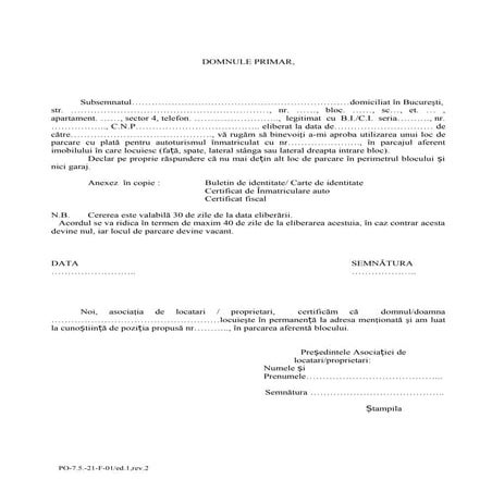 Cerere loc parcare[1] | DOC