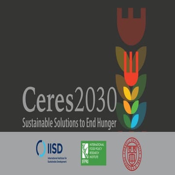 Sustainable Development Goals - zero hunger | PPTX