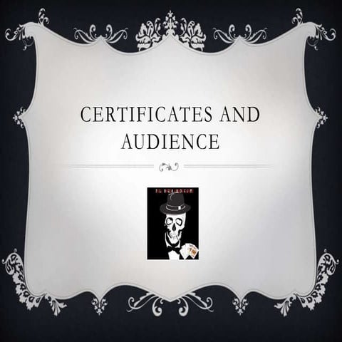 Age ratings for films | PPTX