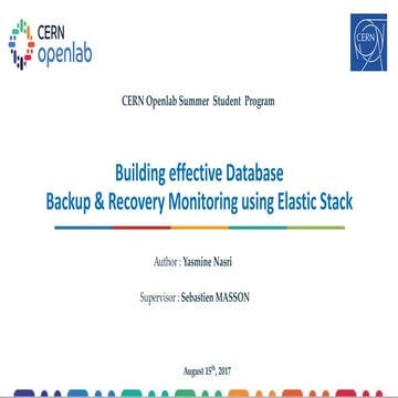 CERN Openlab presentation | PDF
