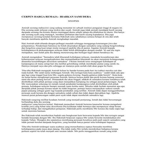Cerpen harga remaja | PDF