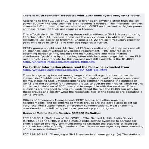 Cert frs-gmrs-faq | DOC