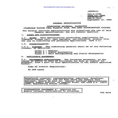 U.S Military Specification - The Insul Range | PDF | Certified Pre ...