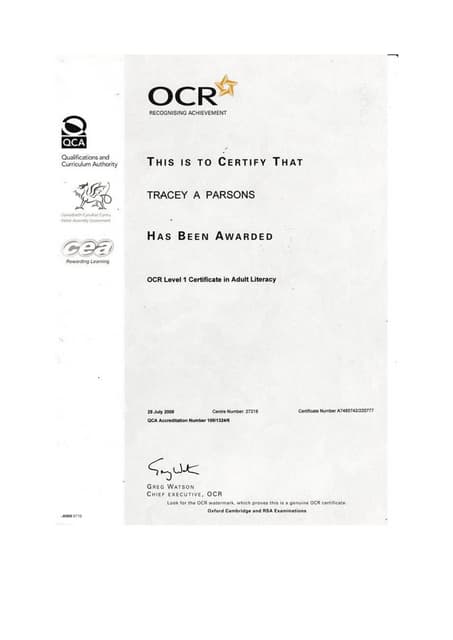 Literacy Level 2 | PDF